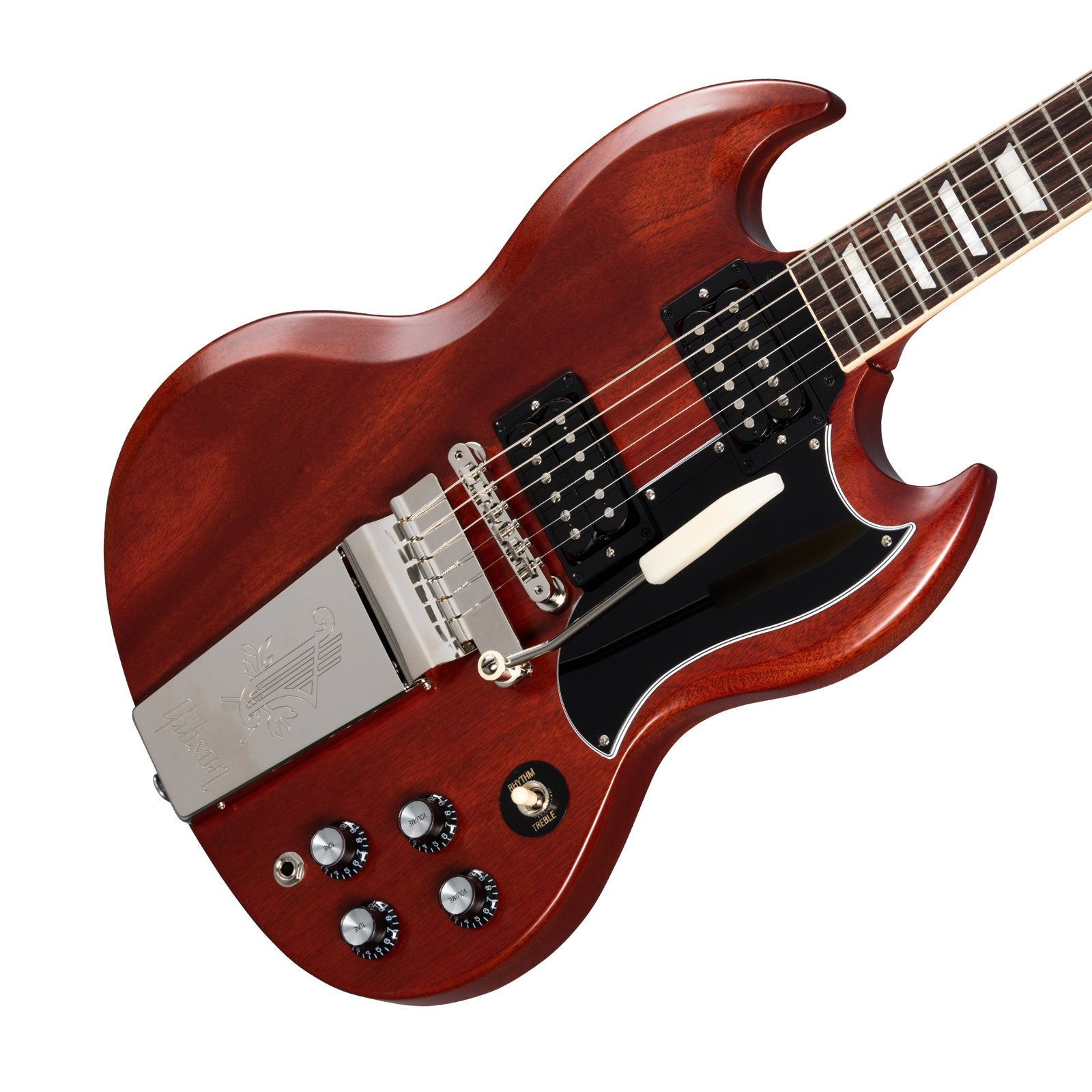 Gitara elektryczna Gibson SG Standard '61 Maestro Vibrola Faded Cherry ...